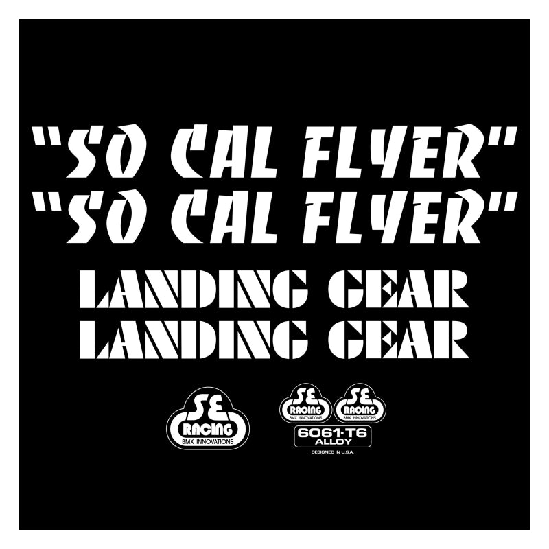 Se bikes Socal Flyer Decal Set SoCal Flyer White – Trek Bike Shops Florida