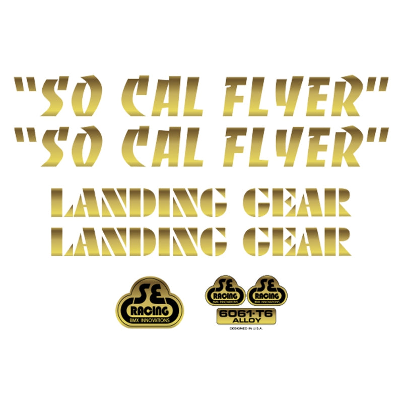 Se bikes Socal Flyer Decal Set SoCal Flyer Gold – Trek Bike Shops Florida